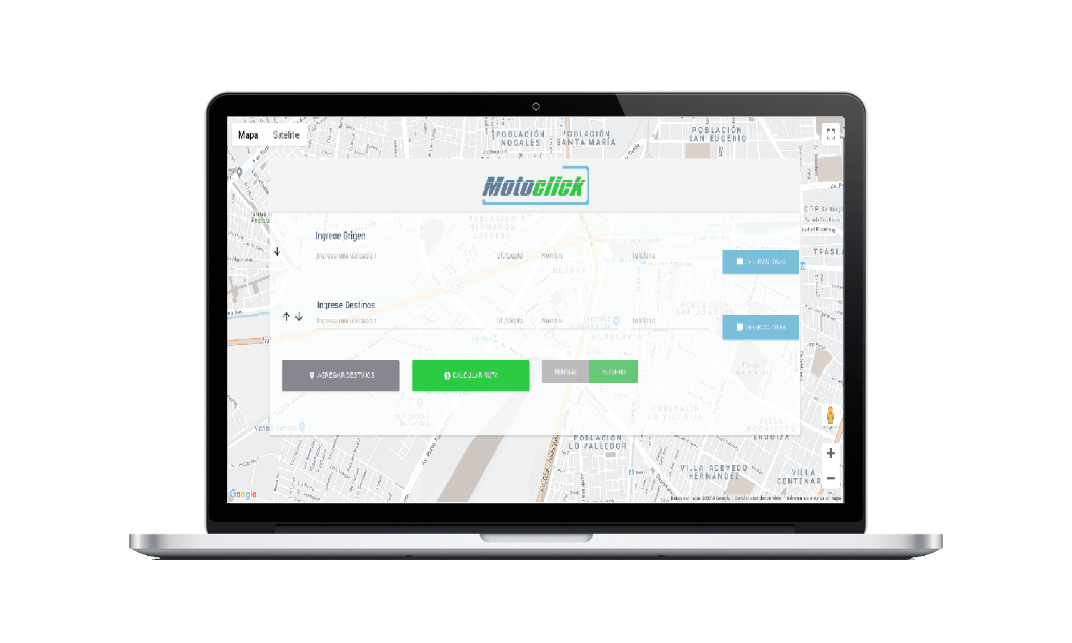 MOTOCLICK – Servicio de mensajería